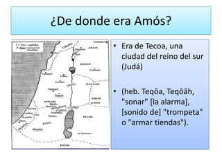 El señor de todas las naciones (amós | PPTX