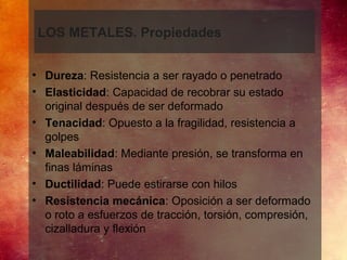 El ser humano y los materiales | PPT
