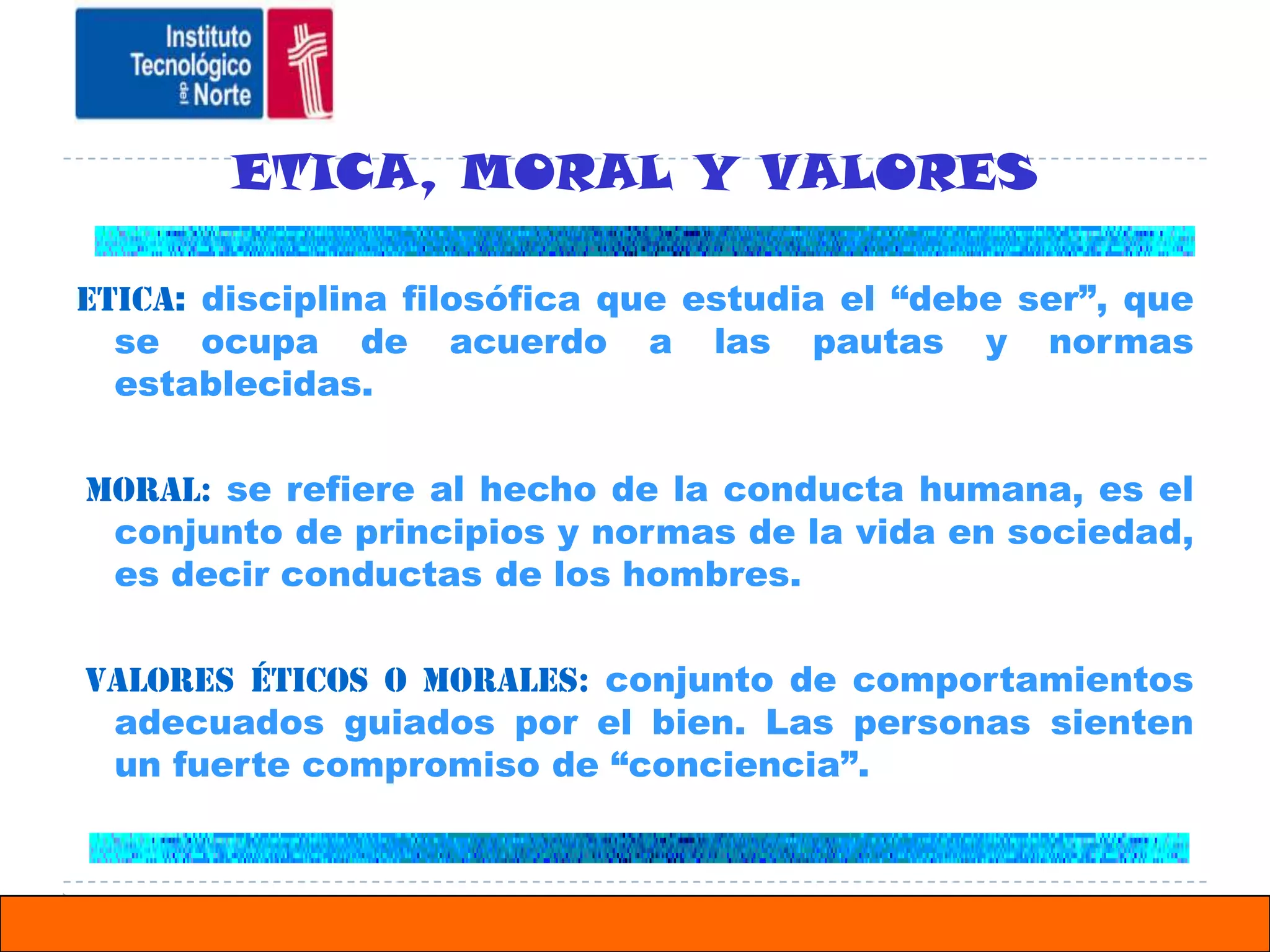 El ser humano y los valores | PPTX