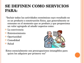 El Servicio Como Sistema | PPT