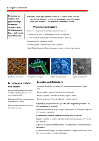 Els essers vius mes senzills | PDF