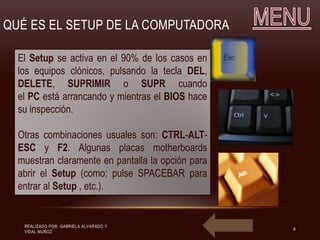 El setup de la computadora | PPTX