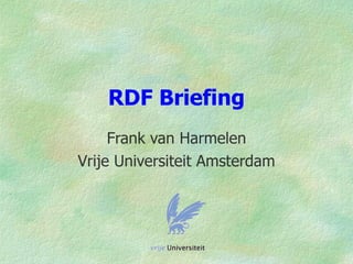 RDF briefing | PPT