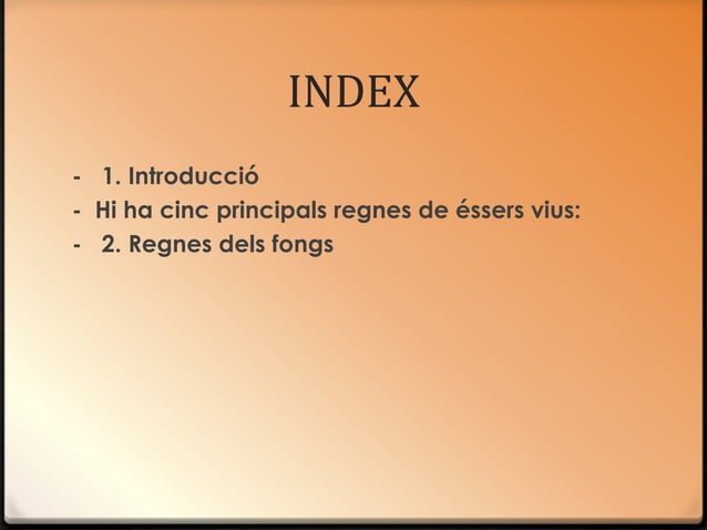 Els regne dels fongs | PPTX