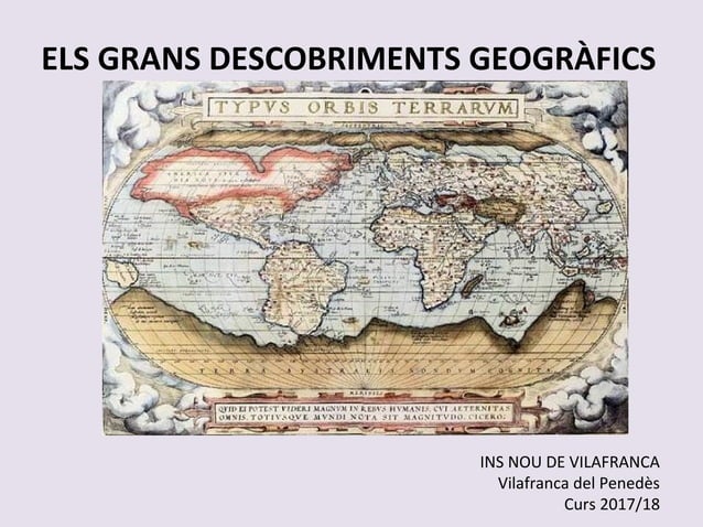 Els grans descobriments inicis de l'Era Moderna | PPT