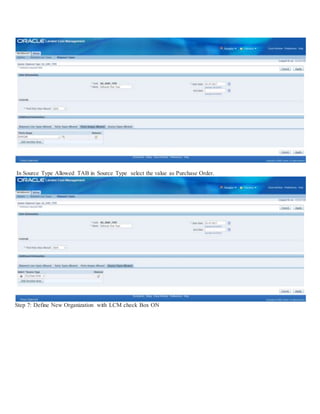 How to configure LCM After receiving | DOCX