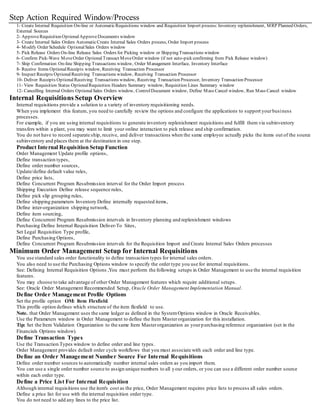 Oracle Purchasing Internal Requisition | DOCX