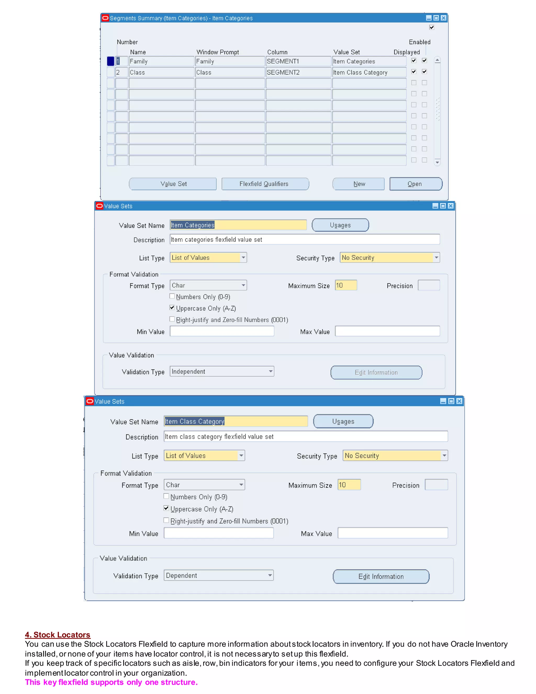 Oracle inventory R12 Setup Guide | DOCX | Logistics | Business