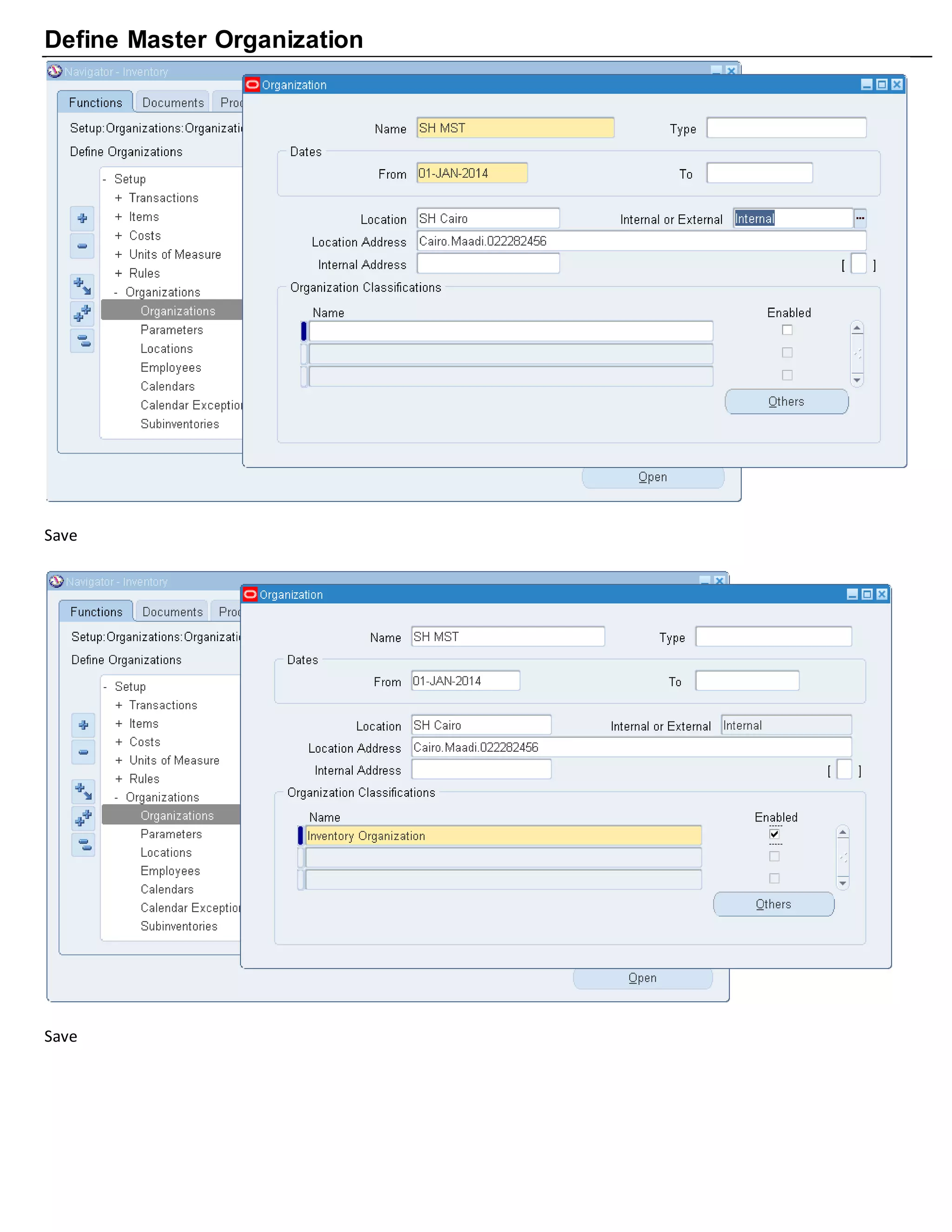 Oracle inventory R12 Setup Guide | DOCX | Logistics | Business