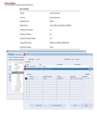Oracle inventory R12 Setup Guide | DOCX