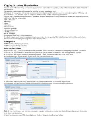 Oracle inventory R12 Setup Guide | DOCX