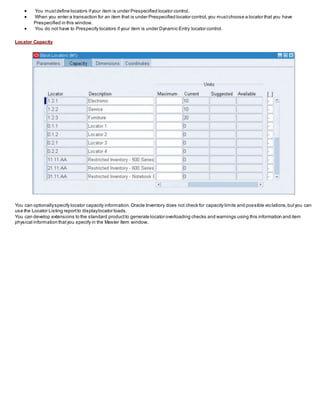 Oracle inventory R12 Setup Guide | DOCX