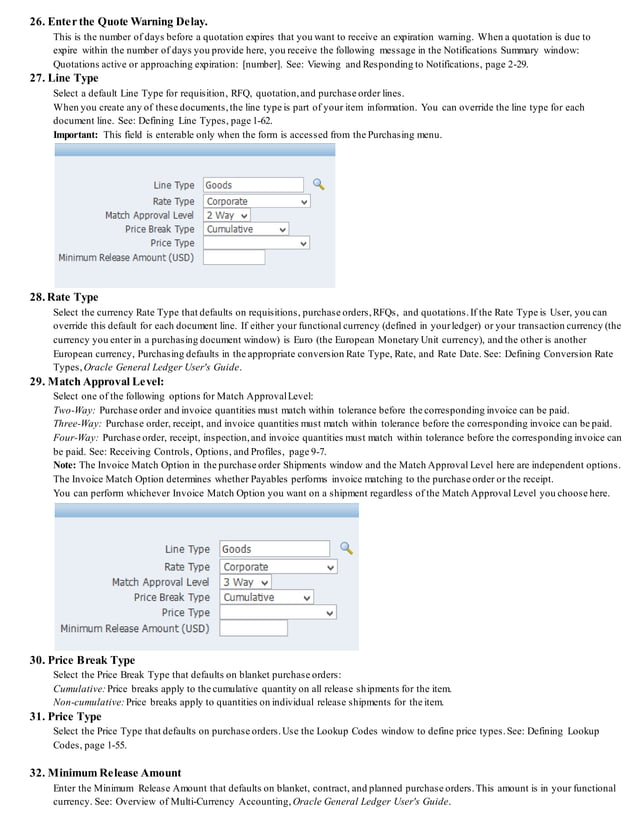 Oracle Purchasing R12 Setup Steps | DOCX | Human Resources | Business