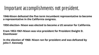 Richard Nixon presentation powerpoint | PDF