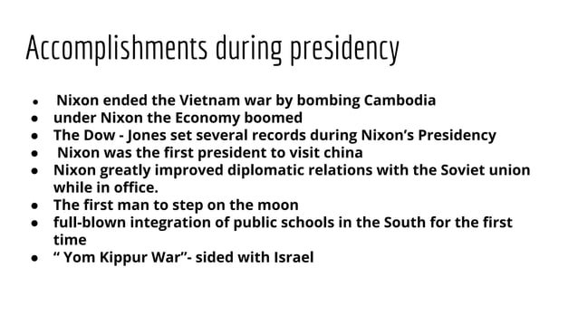 Richard Nixon presentation powerpoint | PDF