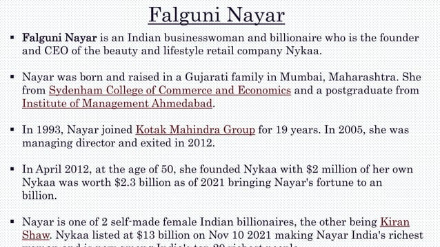 NYKAA | PPTX | Business | Business and Finance