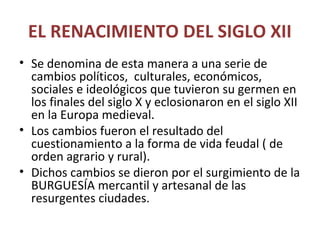 El siglo xii | PPT