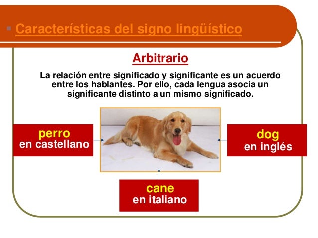 El signo lingüístico