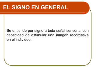 El signo lingüístico | PPTX