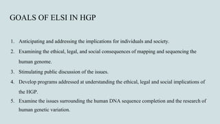 Elsi in genome studies | PPT