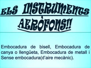 Els instruments aeròfons!! | PPT
