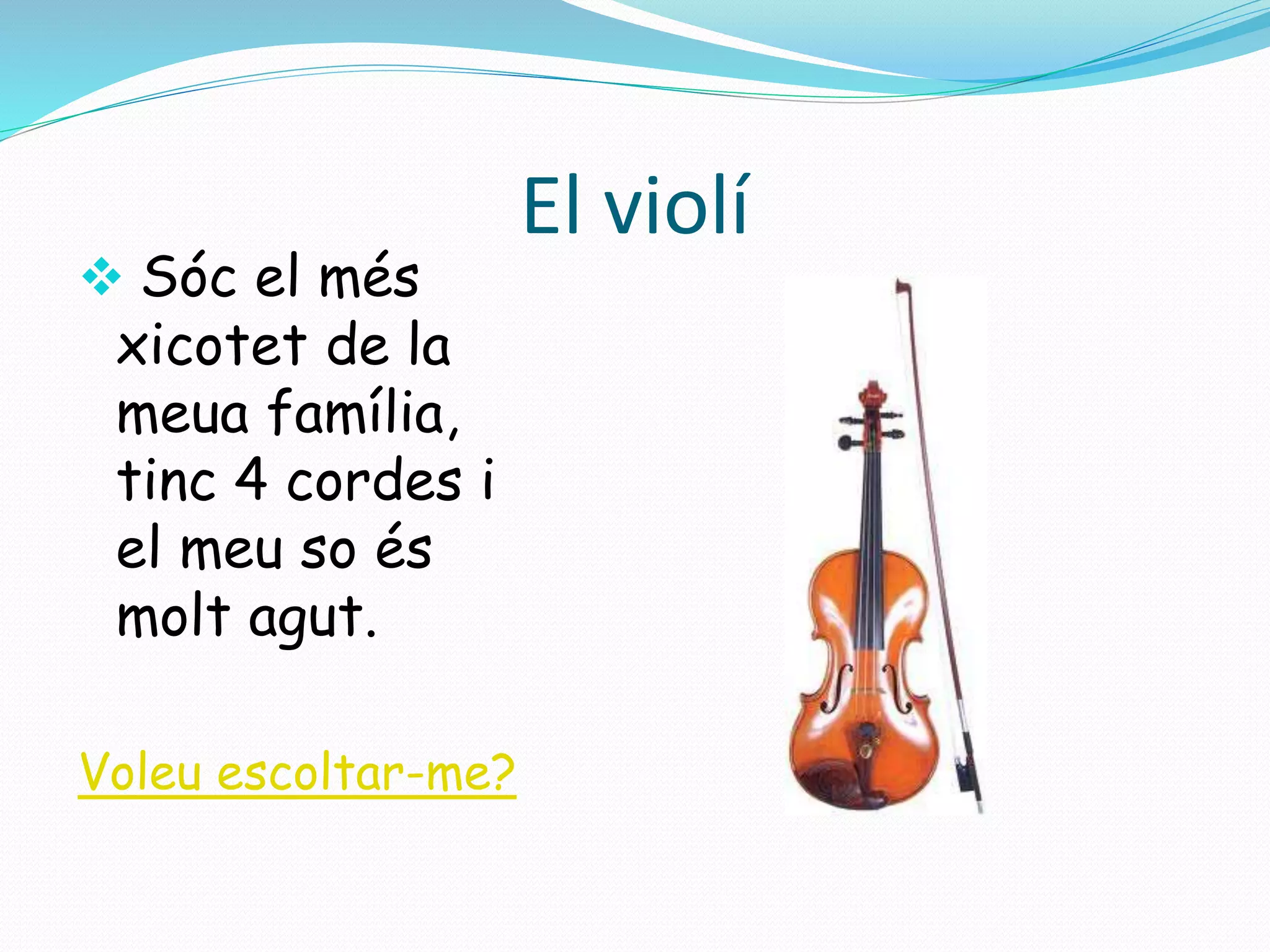 Els instruments de corda | PPTX