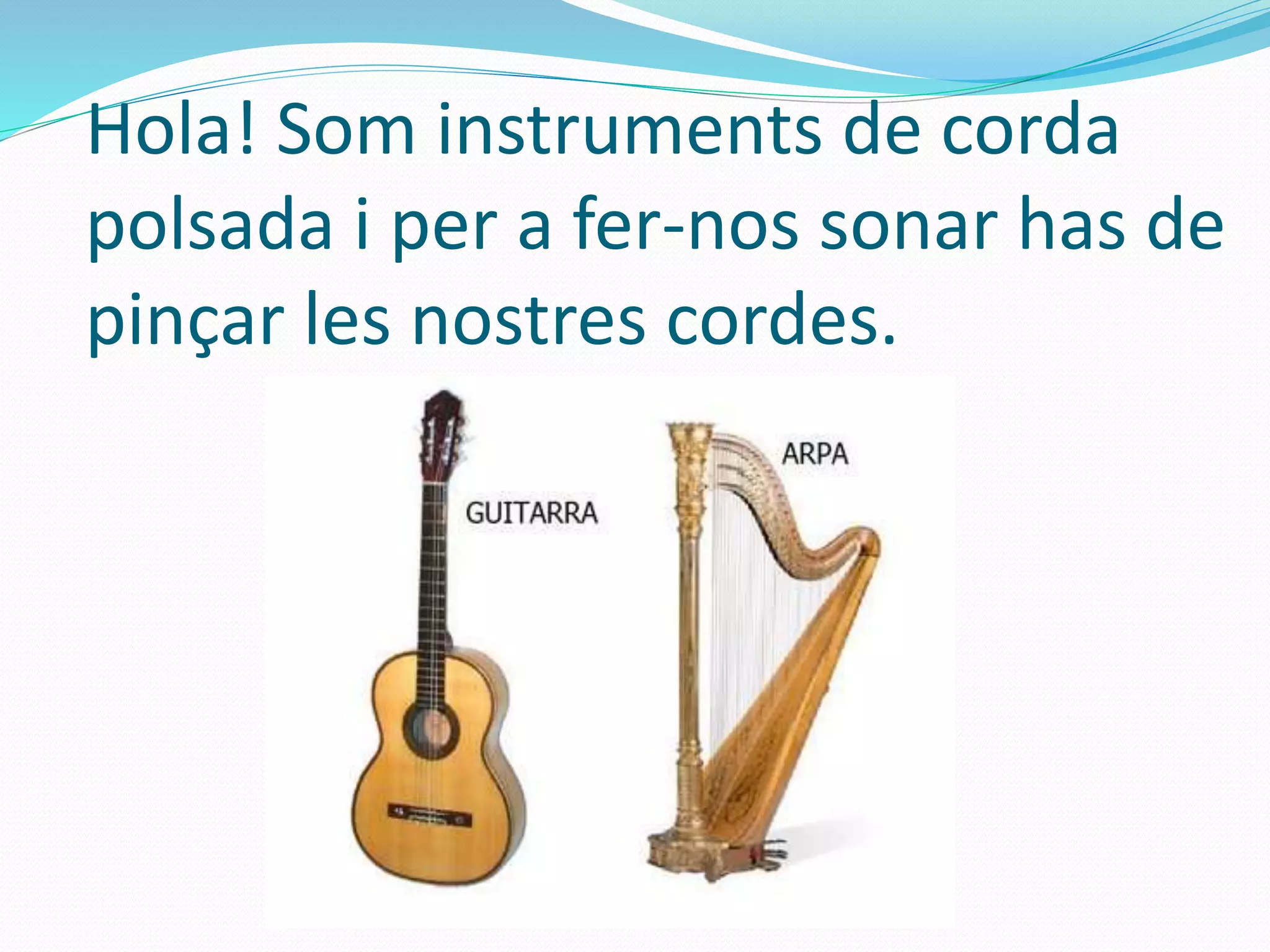 Els instruments de corda | PPTX