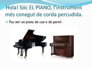 Els instruments de corda | PPTX