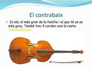 Els instruments de corda | PPTX