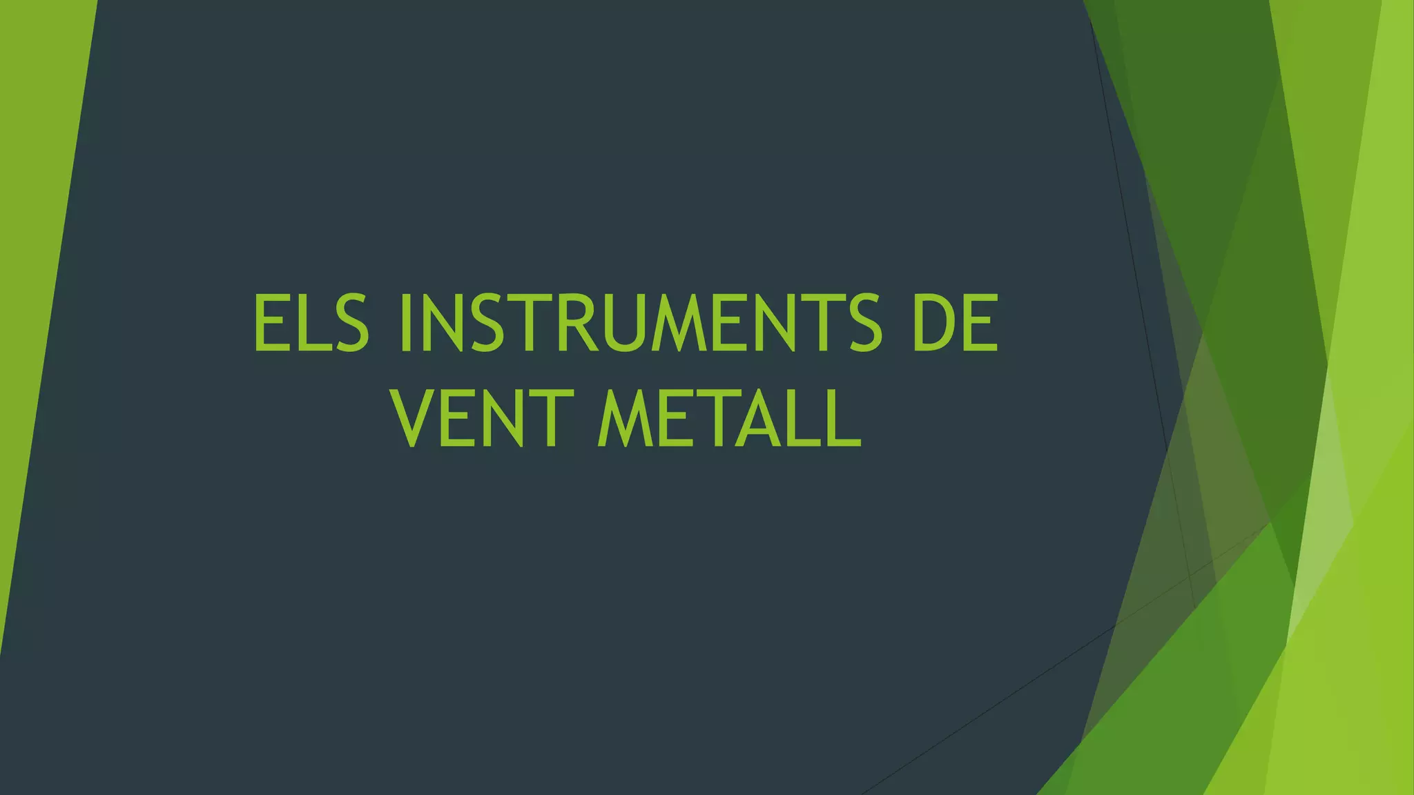 Els instruments de vent metall | PPT