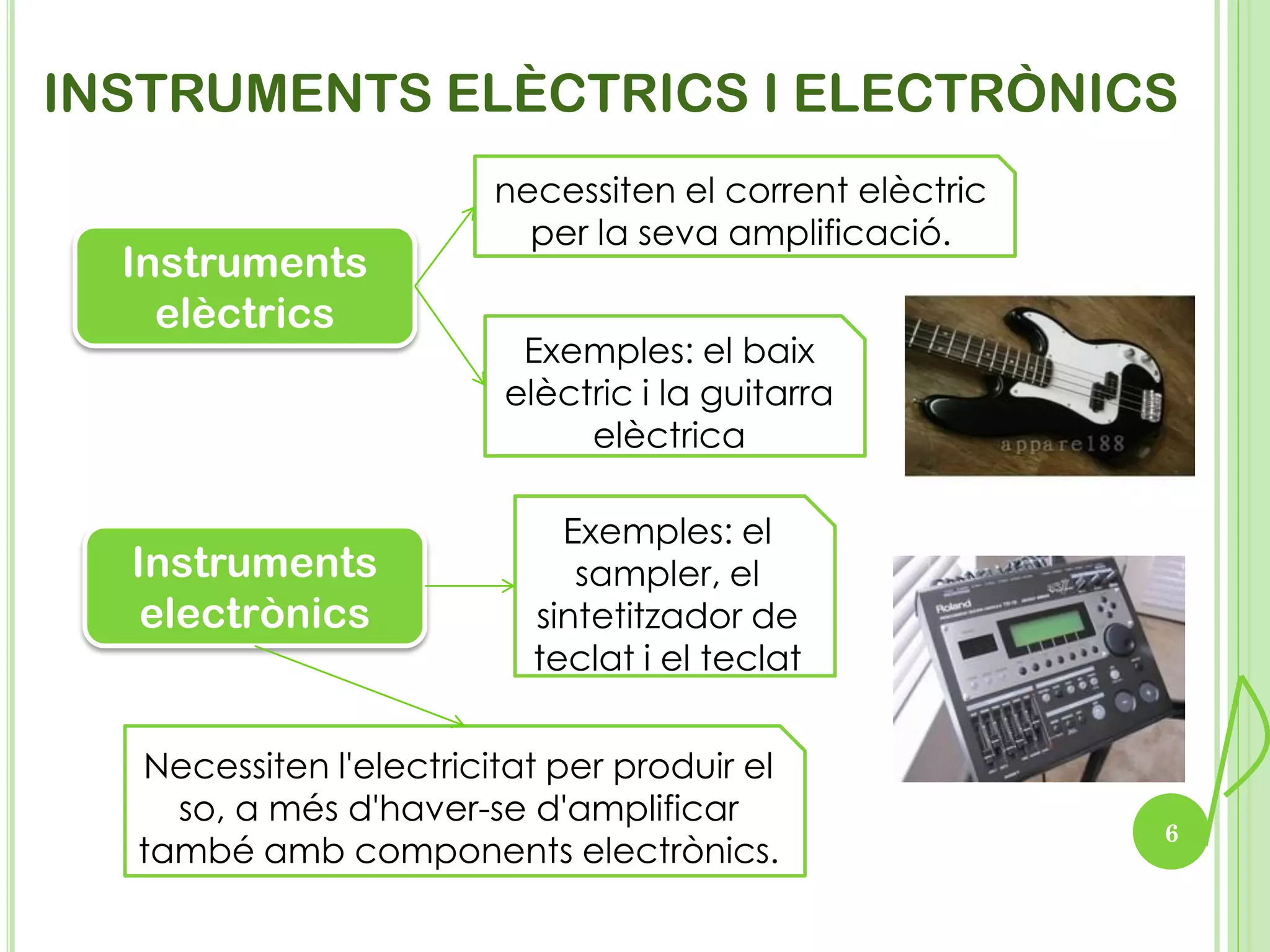 Els instruments musicals | PDF