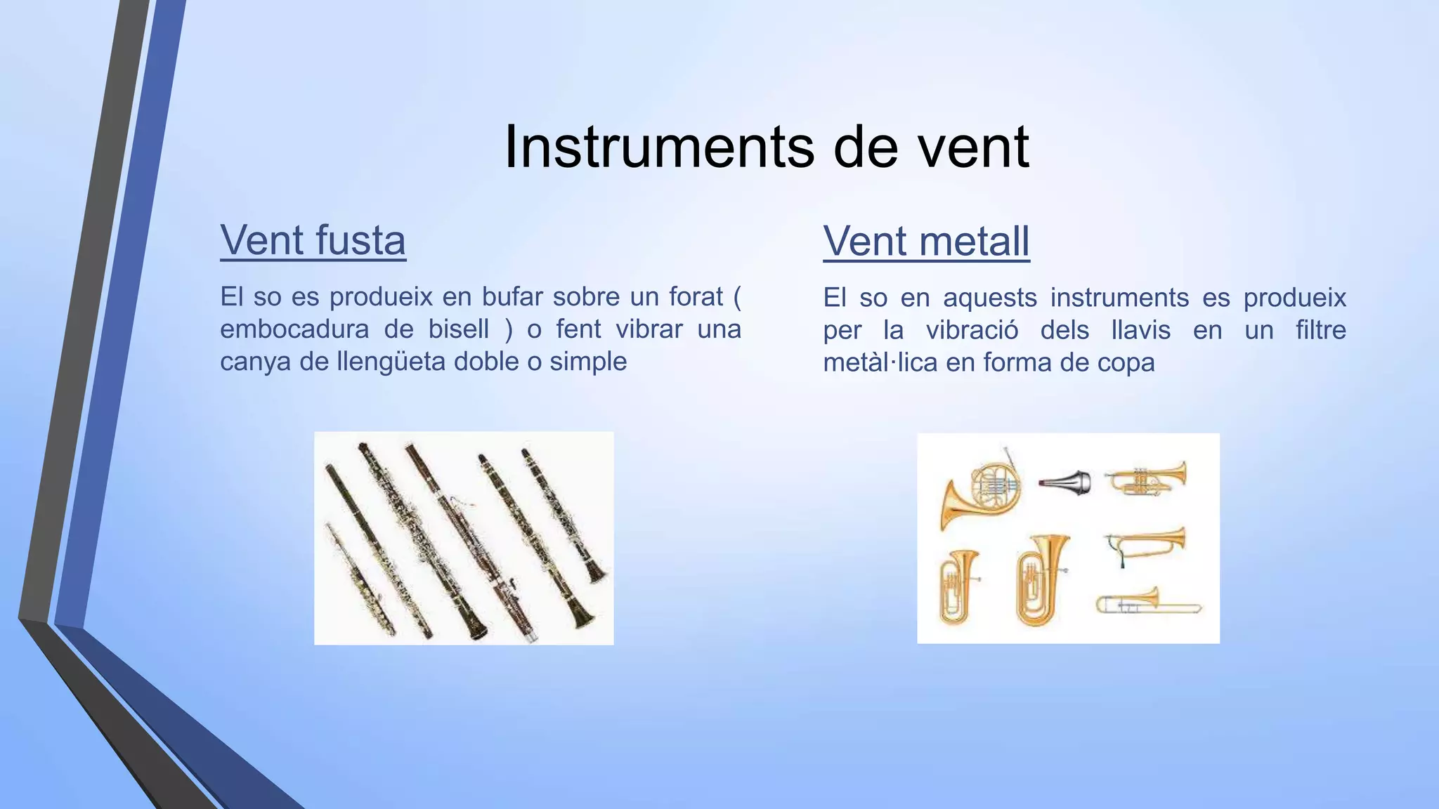 Els instruments musicals | PPTX
