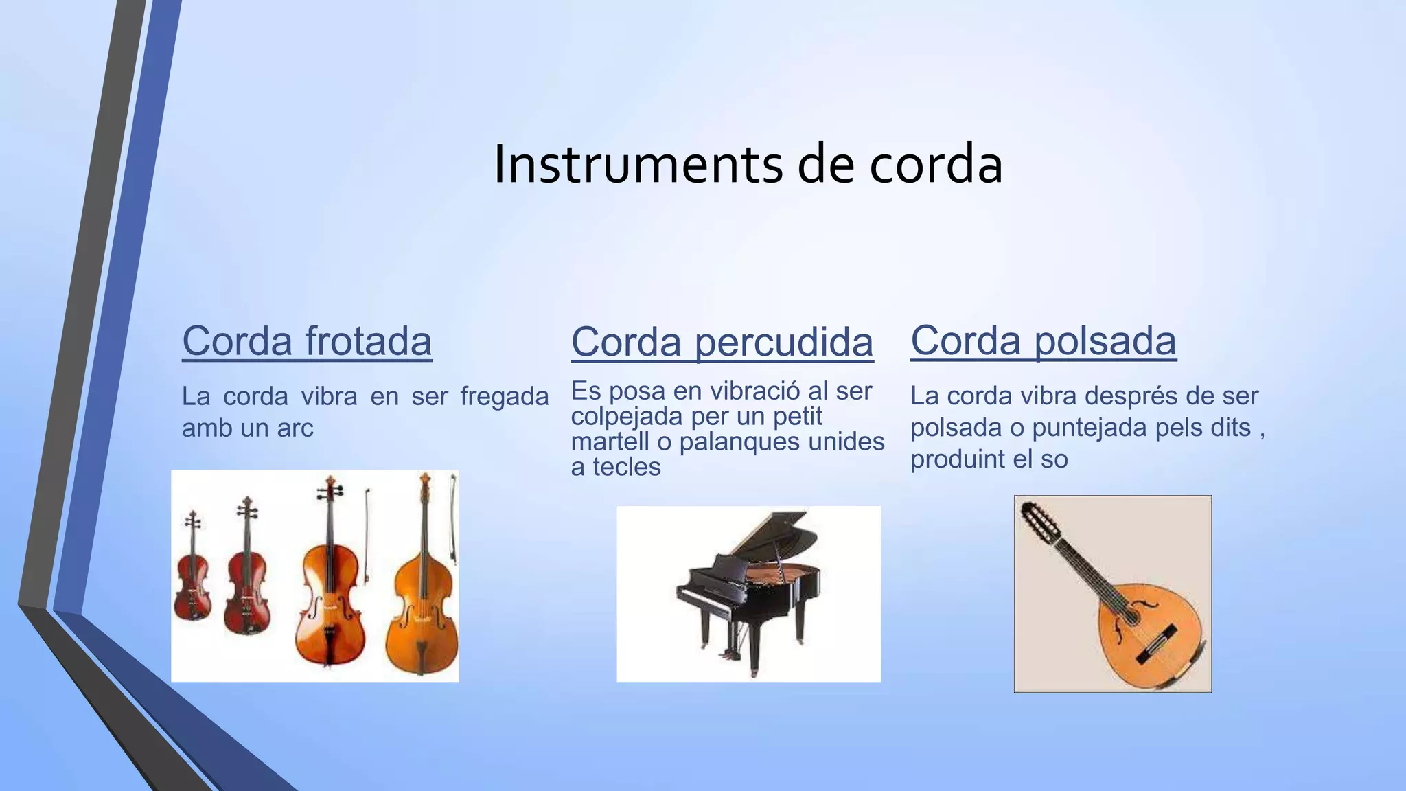 Els instruments musicals | PPTX