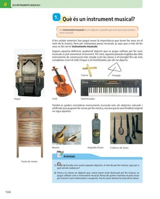 Els instruments musicals (codi. 1234) | PDF