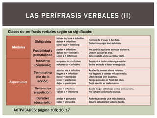 El verbo, núcleo del sintagma verbal predicado | PPTX
