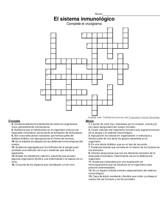 El sistema inmunológico
