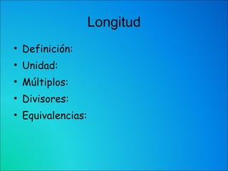 El sistema métrico decimal | PPT