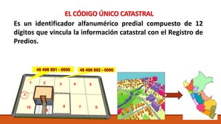 El Sistema Nacional de Catastro y su vinculación con el registro de ...