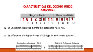 El Sistema Nacional de Catastro y su vinculación con el registro de ...