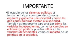 EL SISTEMA POLITICO - DEFINICION, IMPUT, PROCESO, OUPUT ...