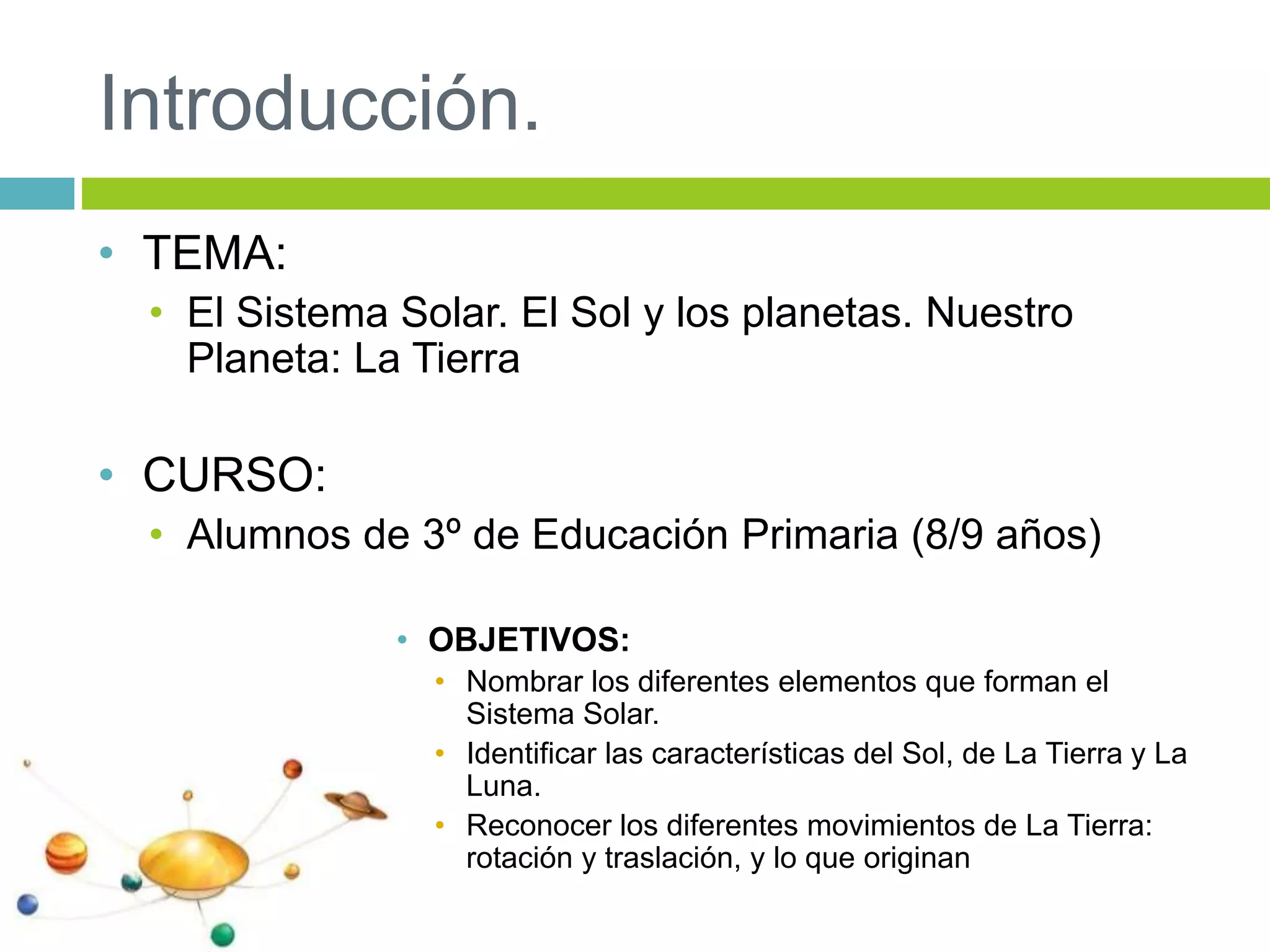 El sistema solar | PPTX