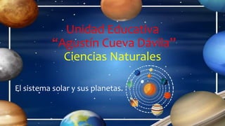 El sistema solar y sus planetas | PPTX