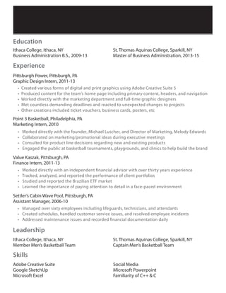 SnapChat Resume | PDF
