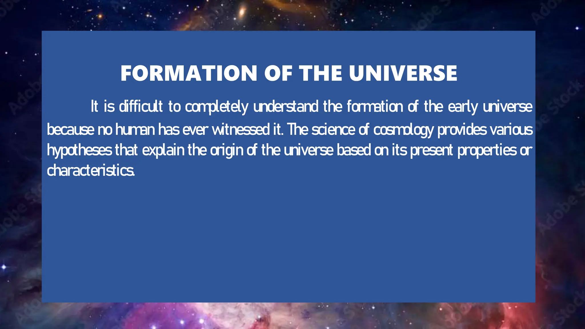 ELS_LESSON 1 Origin of the Universe Earth and Life Science | PPTX