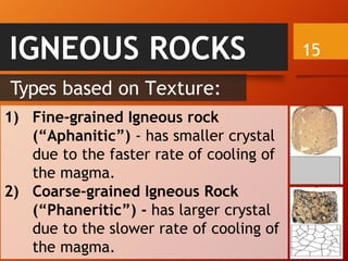 ELS Lesson 2-Classification of Rocks.pptx