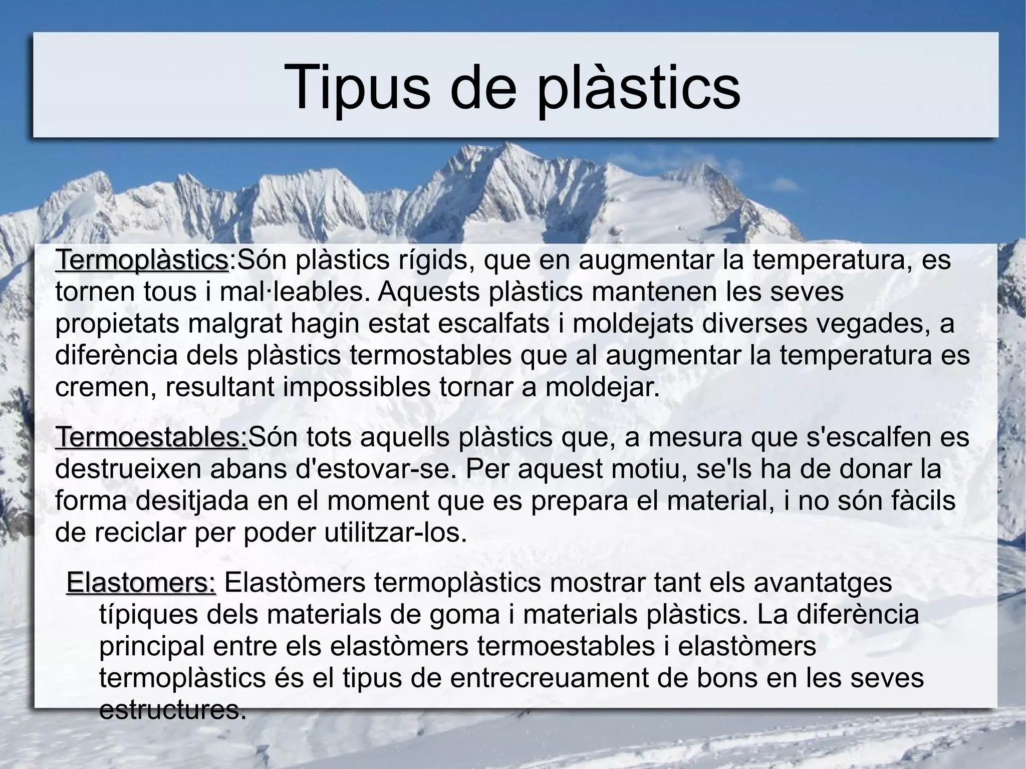 Els materials plastics 3esob | ODP