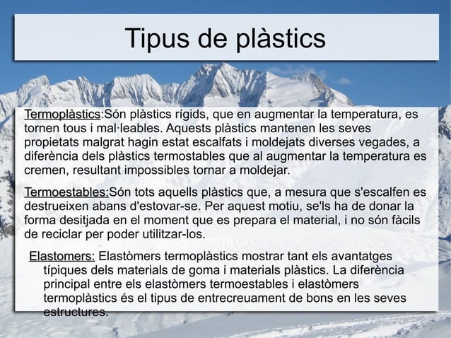 Els materials plastics 3esob | PPT