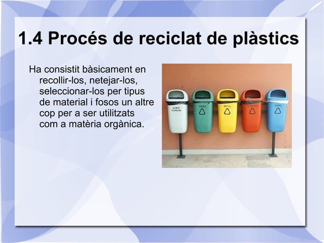 Els materials plàstics | ODP