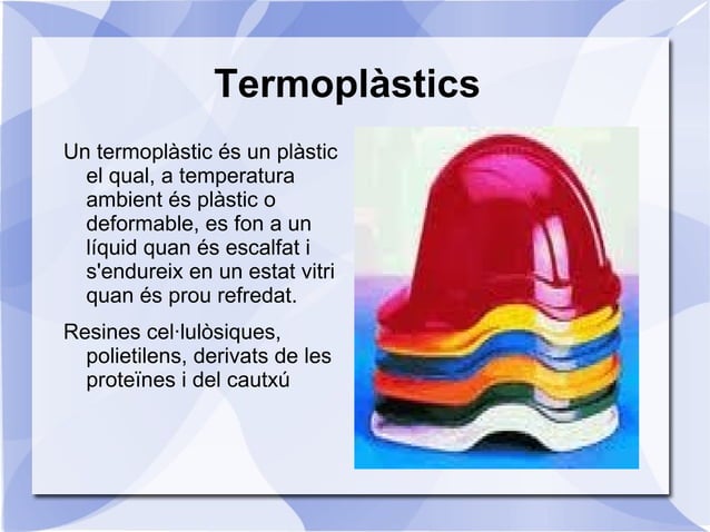 Els materials plàstics | PPT