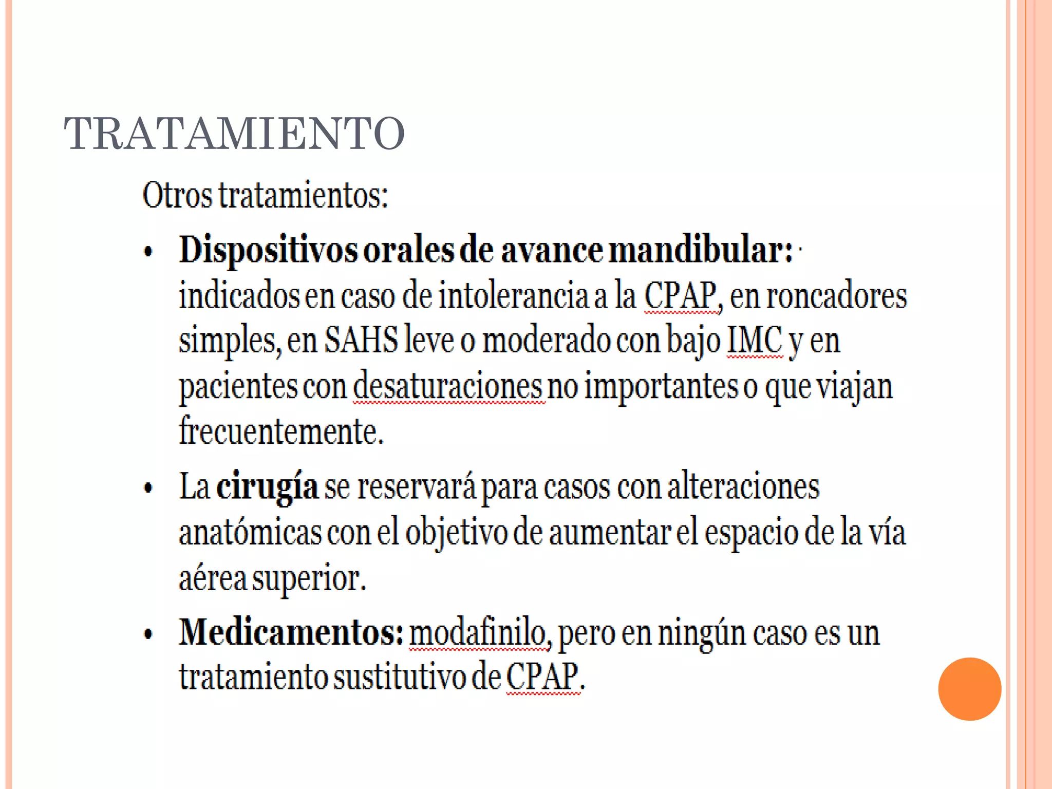 El síndrome de apnea hipopnea del sueño | PPT